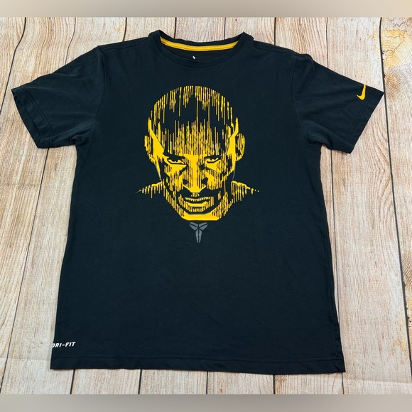 Nike | Shirts | Mens Nike Shirt Kobe Bryant Lakers Yellow Tron Face ...